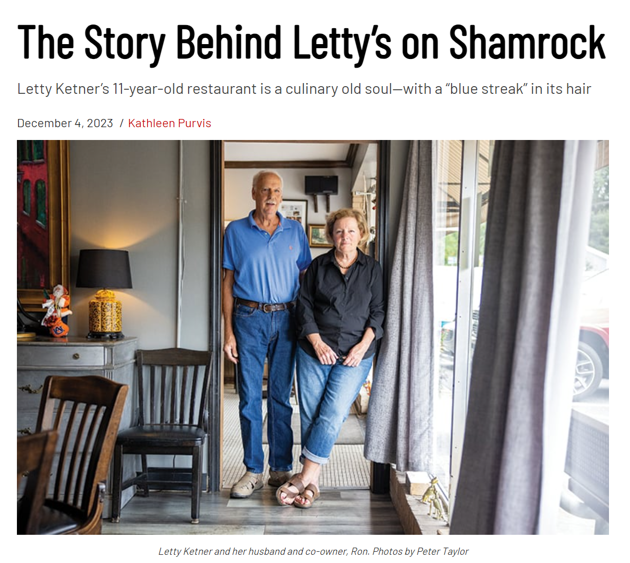 The Story Behind Letty’s on Shamrock - Time Out Youth